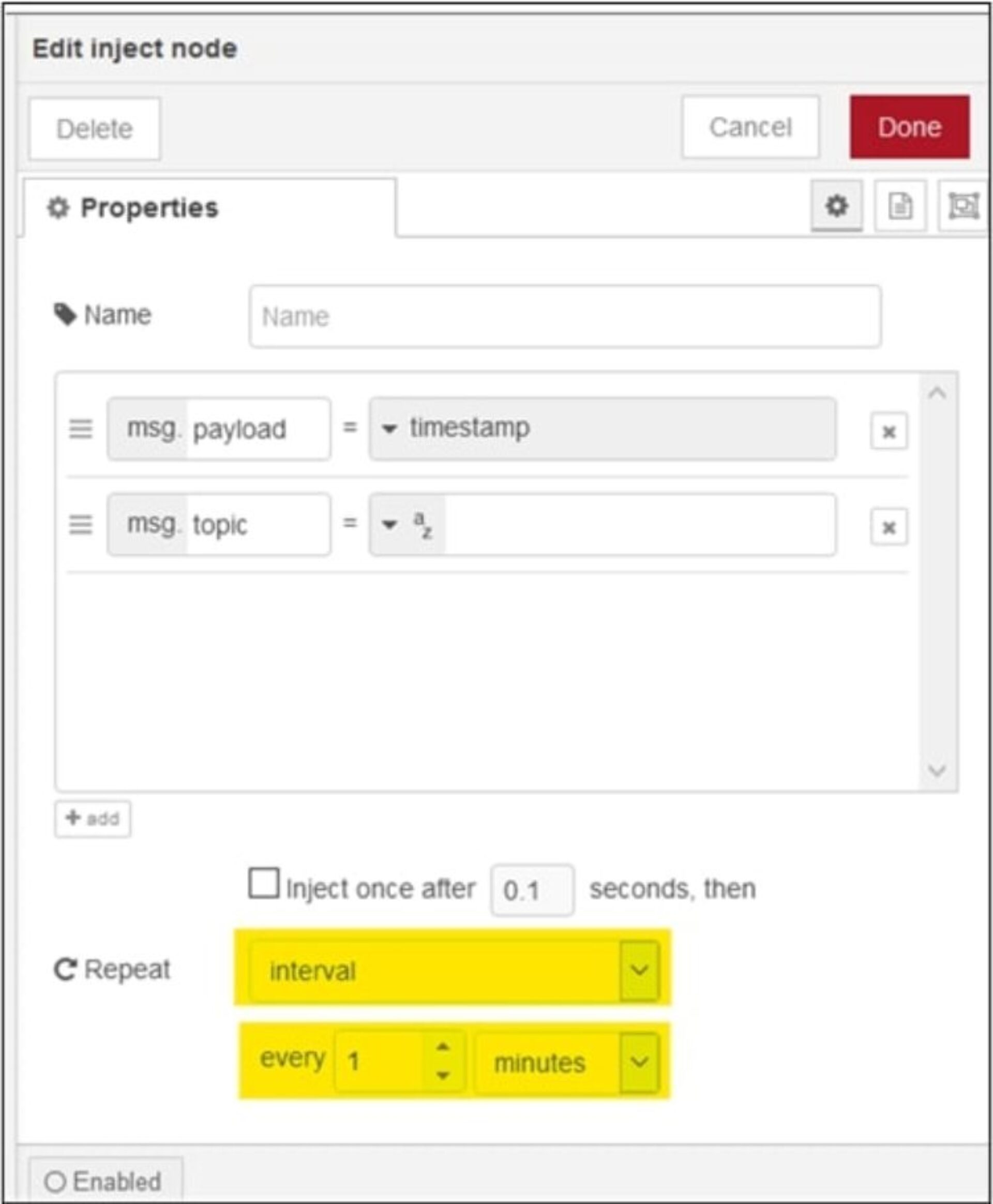 Step-by-Step on how to connect Node-Red to FORCE Bridge API