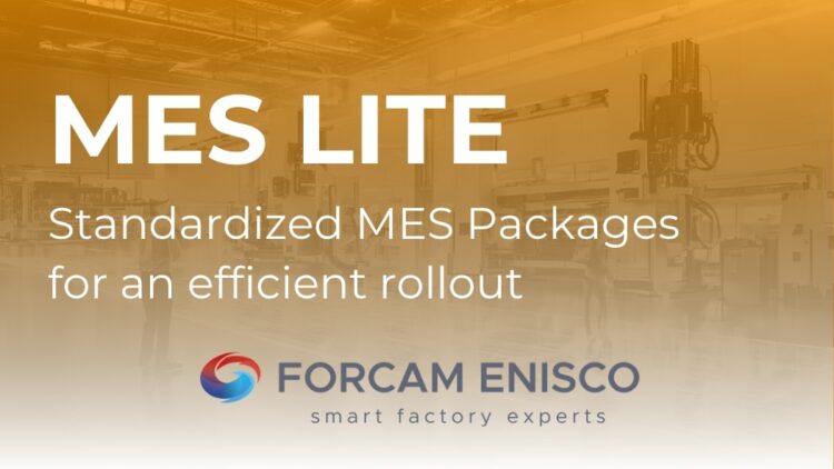 MES LITE: Fast entry into the Smart Factory